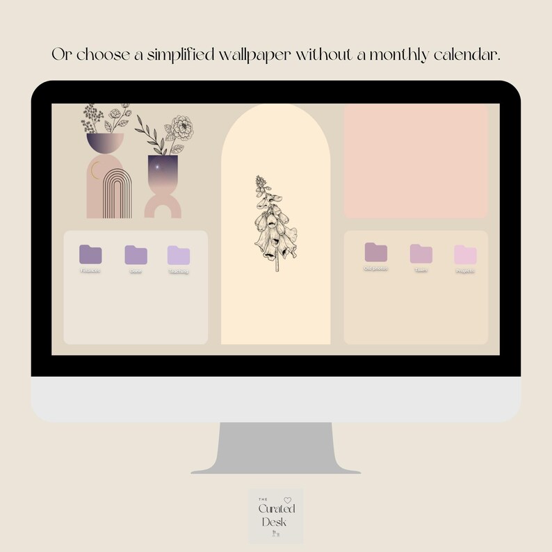 FULLY EDITABLE Desktop Organizer Kit With Calendar 2024-2025| 50+ Icons ...