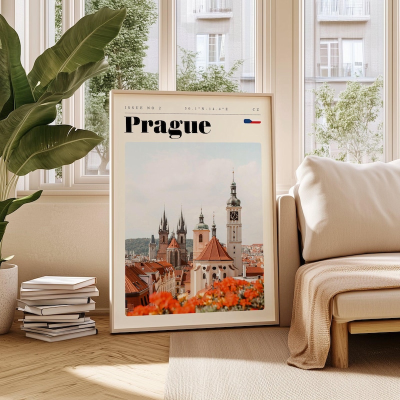 Prague Poster - Etsy