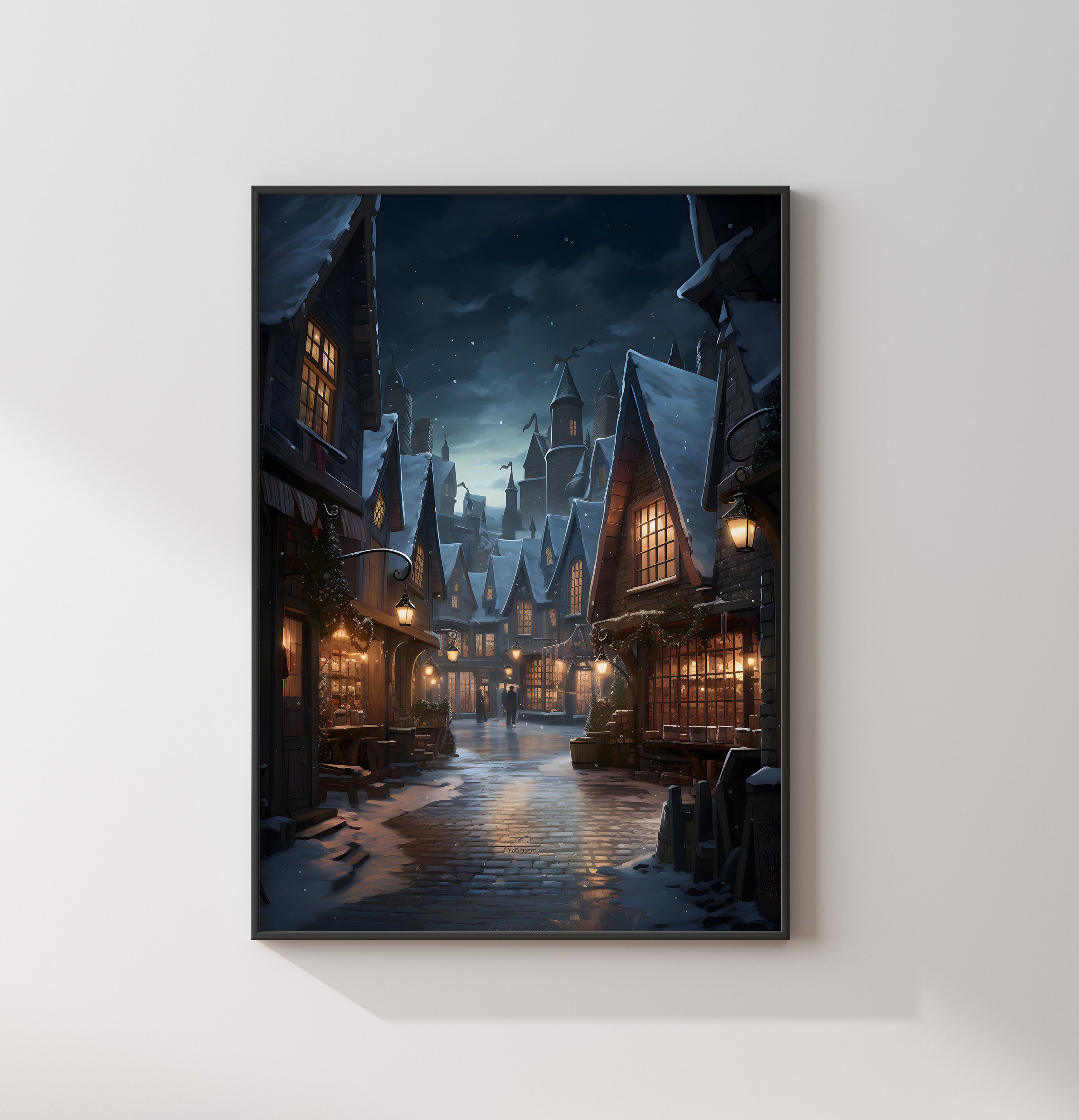 Hogsmeade Poster Bundle 3 Wizard Poster Digital Gallery - Etsy