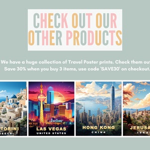 60 Asian Travel Posters: Retro Asia Cities Wall Art (digital Download ...