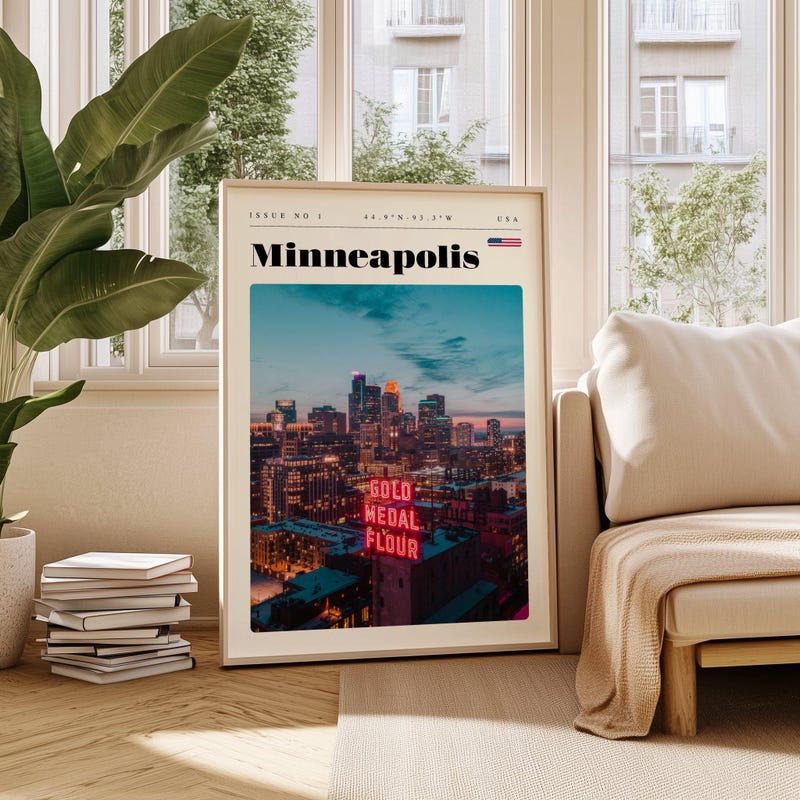 Minneapolis Poster - Etsy