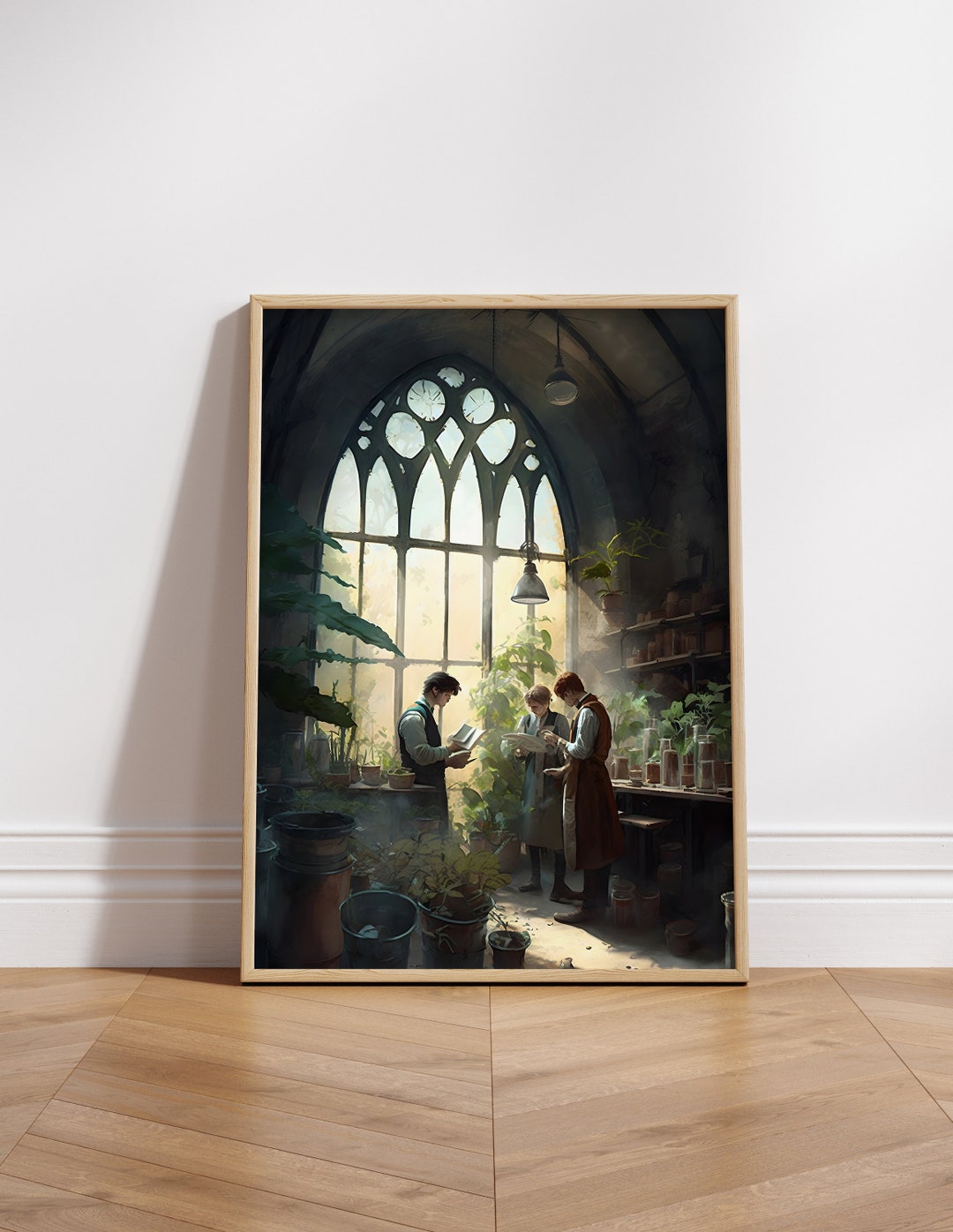 Biology Greenhouses Wizard Poster, Digital Gallery Wall Print ...