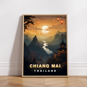 60 Asian Travel Posters: Retro Asia Cities Wall Art (digital Download ...