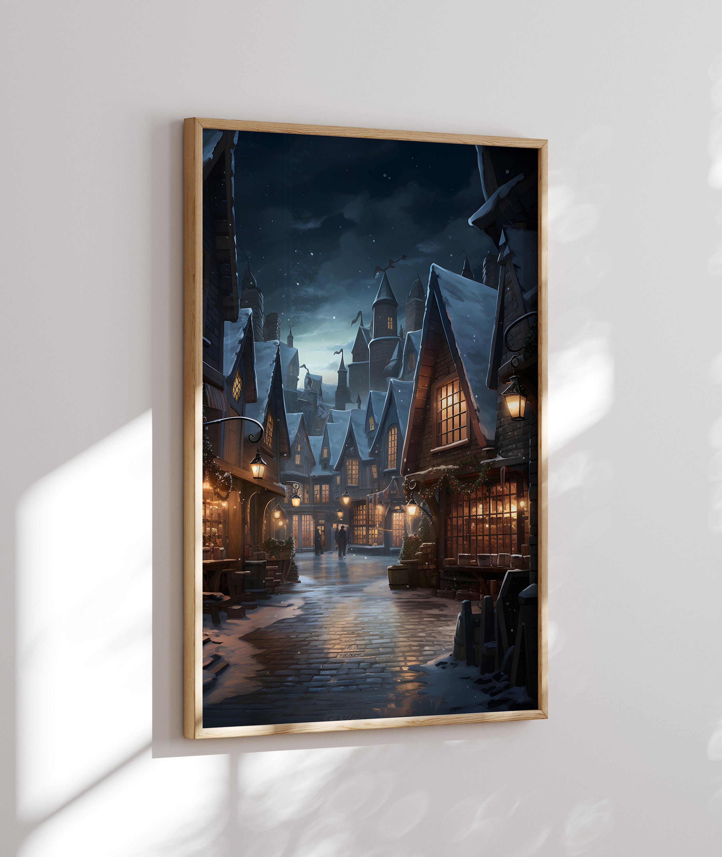 Hogsmeade Poster Bundle 3 Wizard Poster Digital Gallery - Etsy