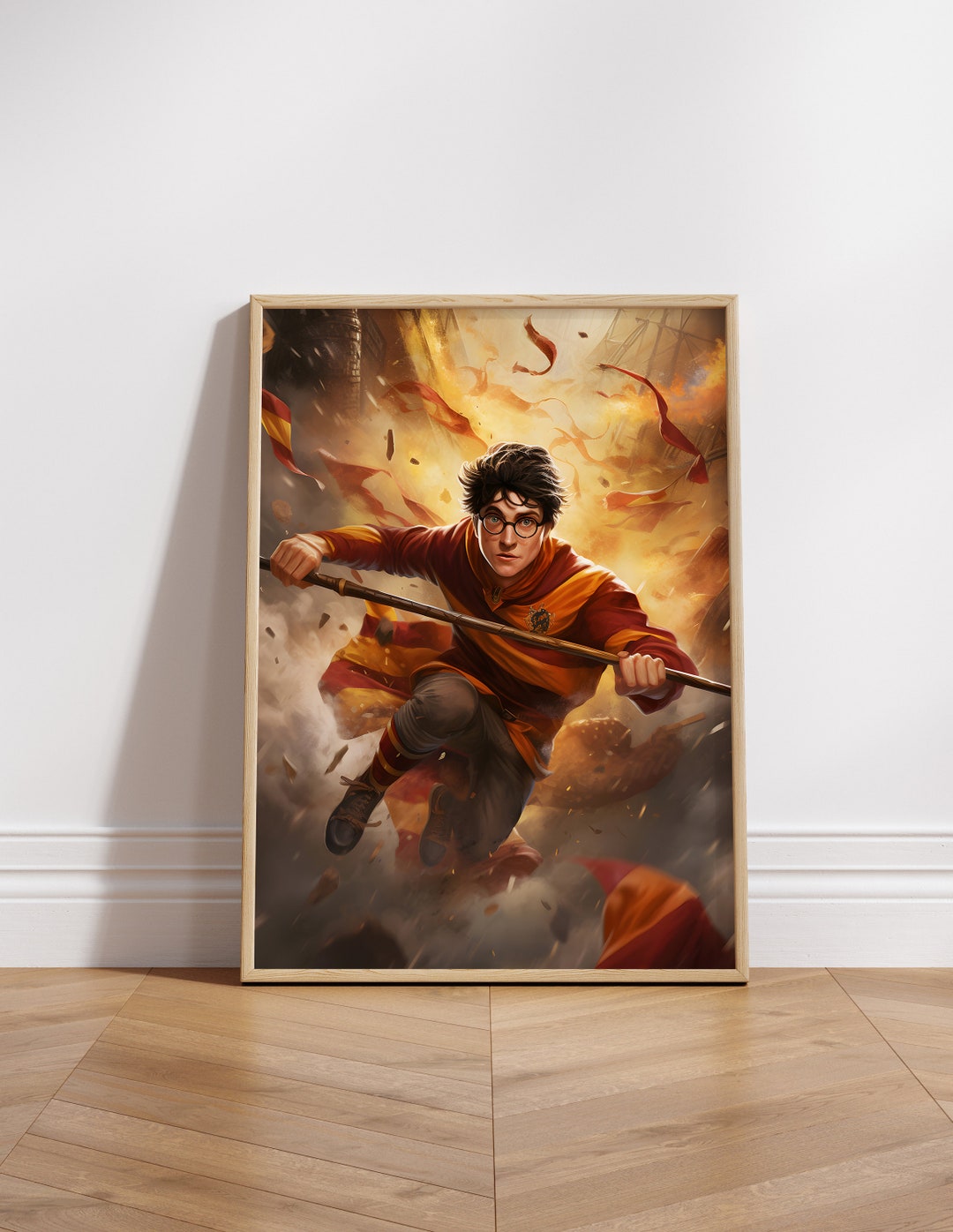 Potter Wizard Sport Wizard Poster, Digital Gallery Wall Print ...