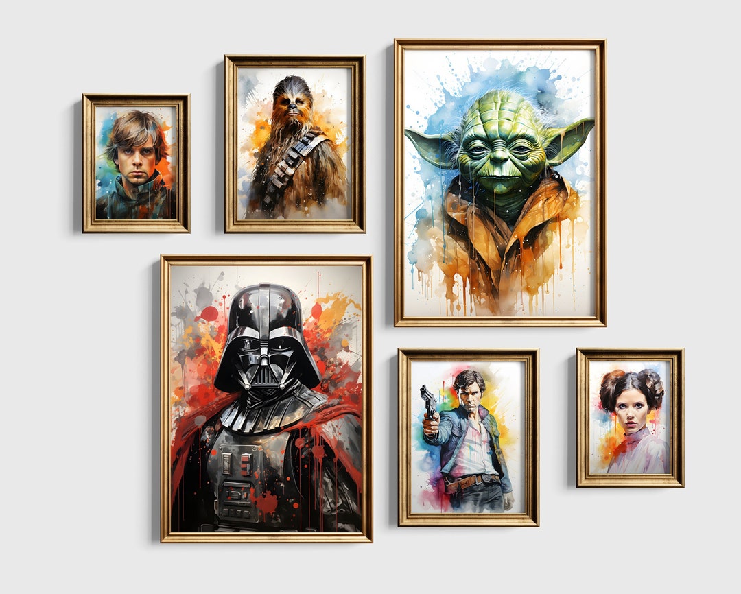 Stars Color Poster Bundle Digital Print, Printable Art - Etsy