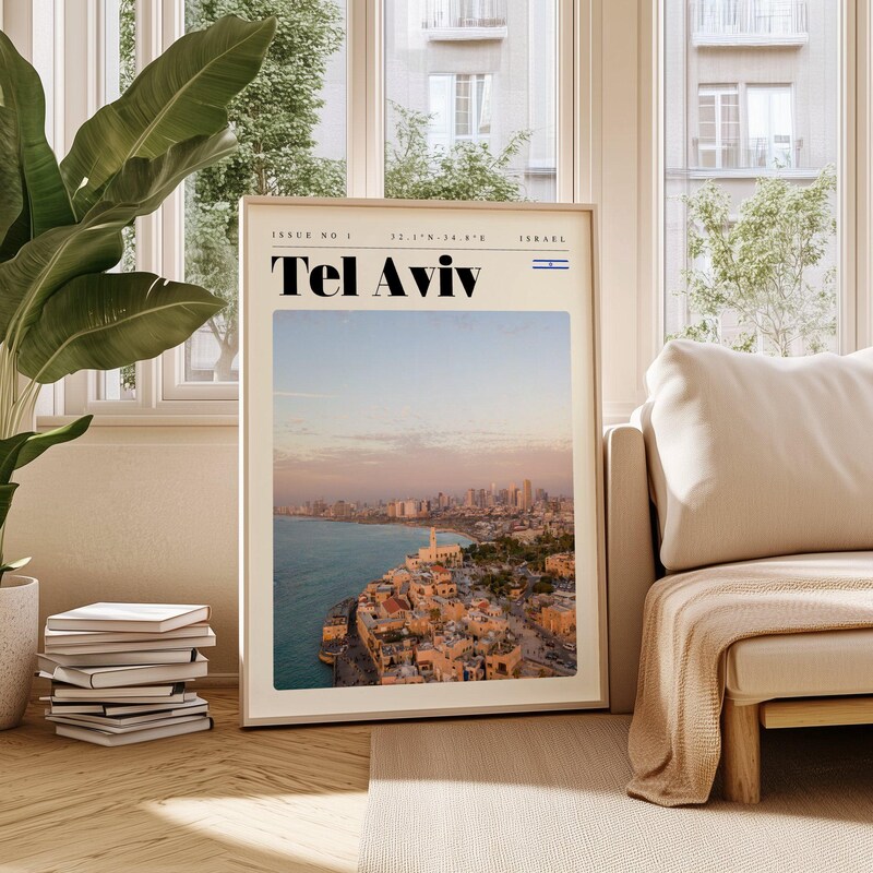Tel Aviv Poster - Etsy