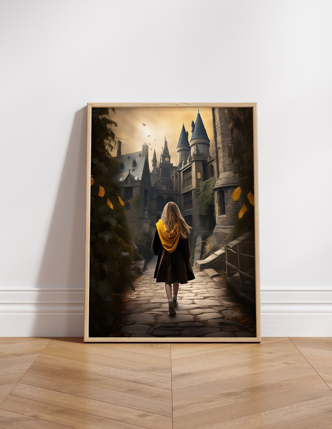 Loyal House Girl Walking - Wizard Poster, Digital Gallery Wall Print ...