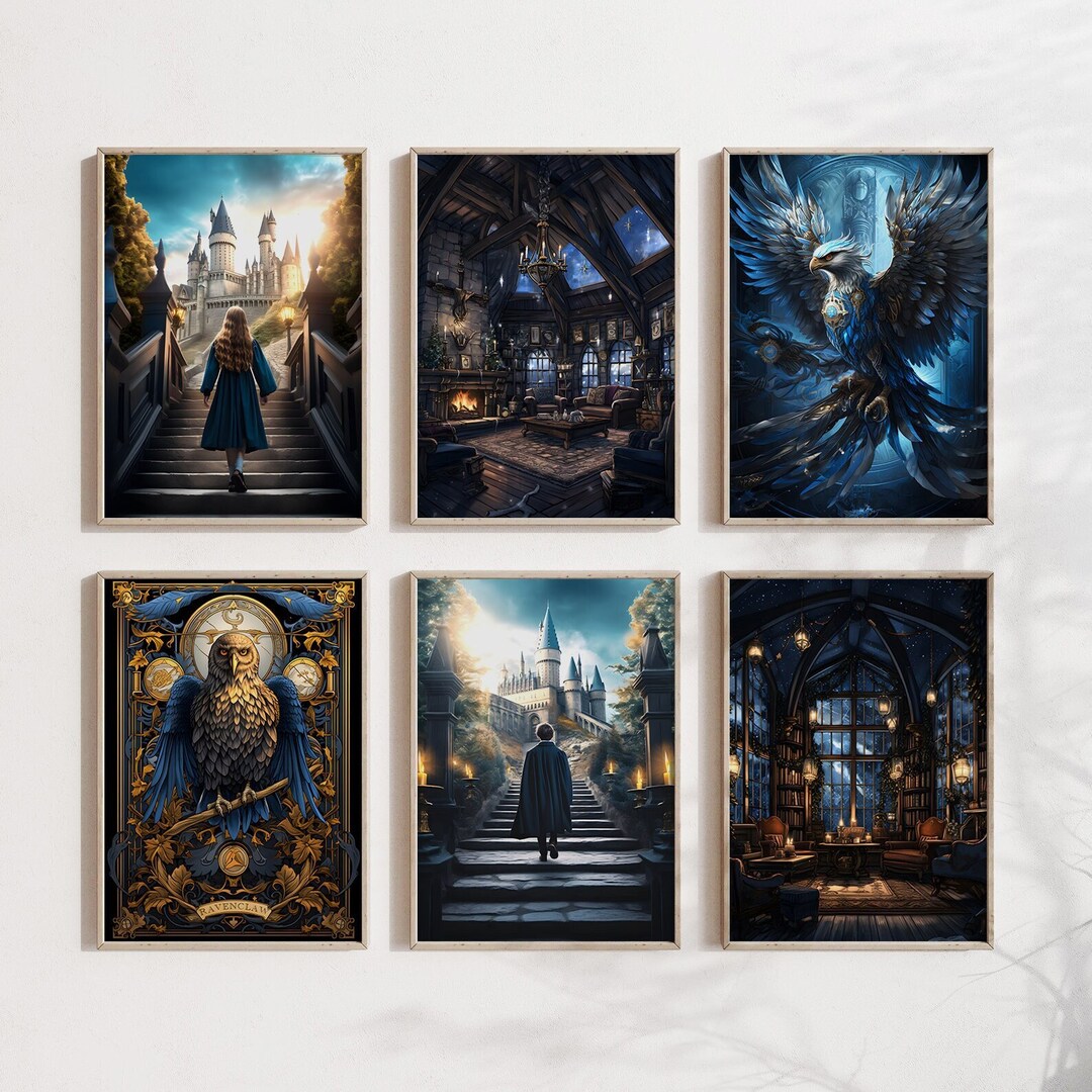Wise Poster Bundle - 6 Wizard Poster, Digital Gallery Wall Print ...