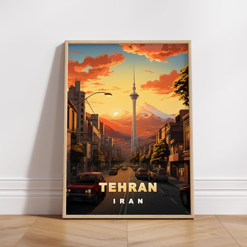 Iran Modern Poster - Etsy