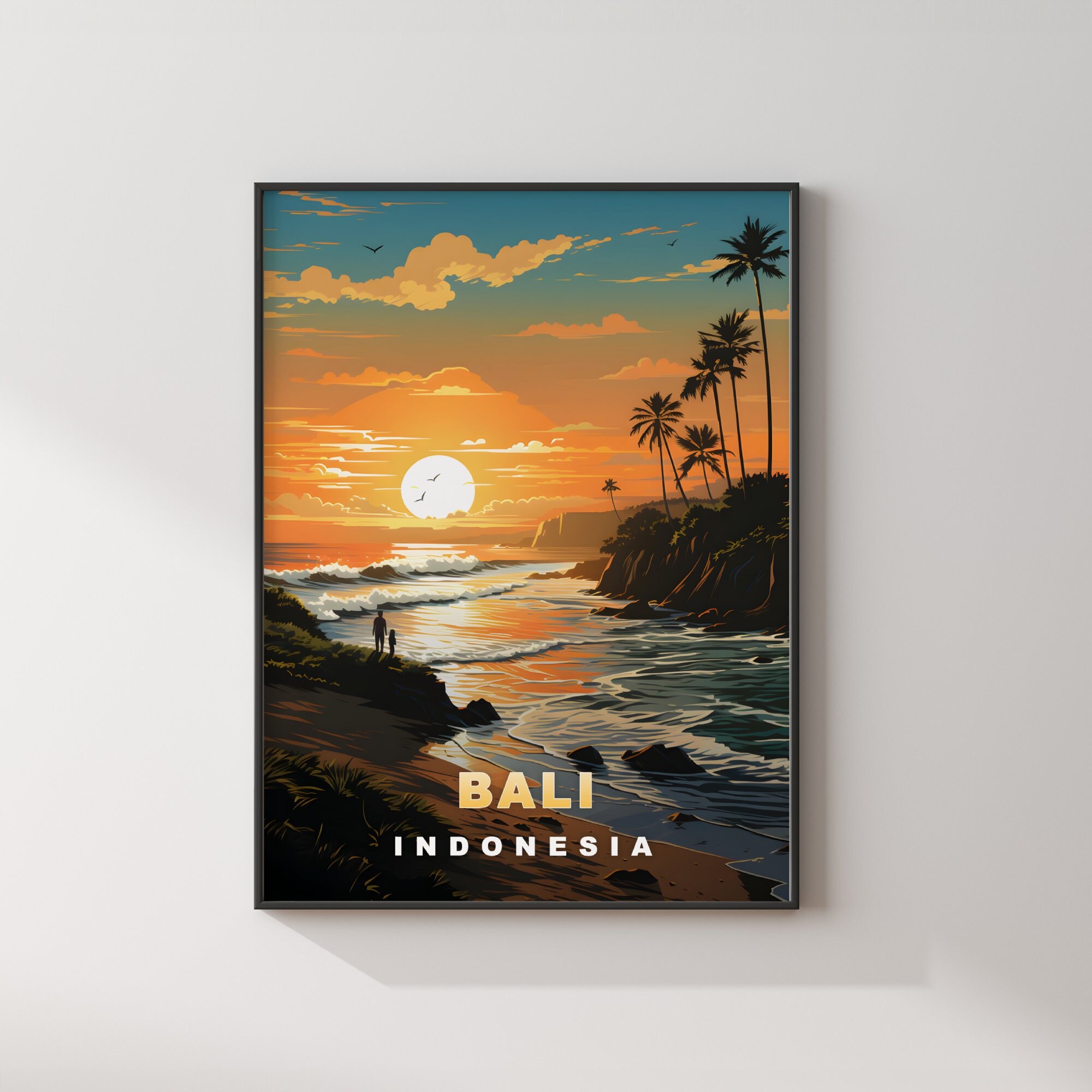 60 Asian Travel Posters: Retro Asia Cities Wall Art (digital Download ...