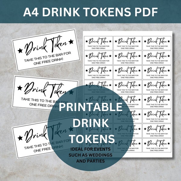 Drink Tickets - Etsy