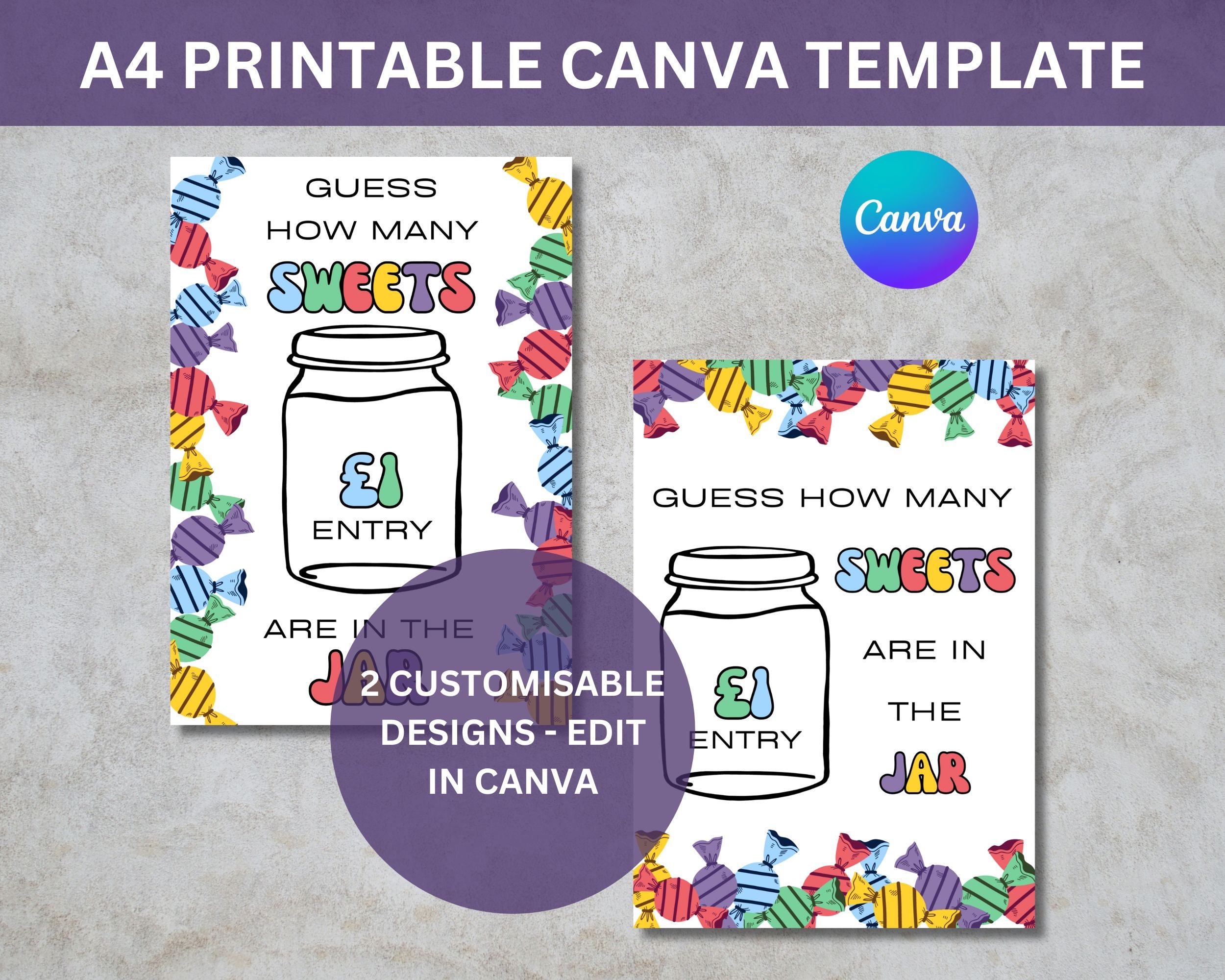 Guess How Many Sweets in the Jar, Guess How Many Sweets in the Jar Game ...