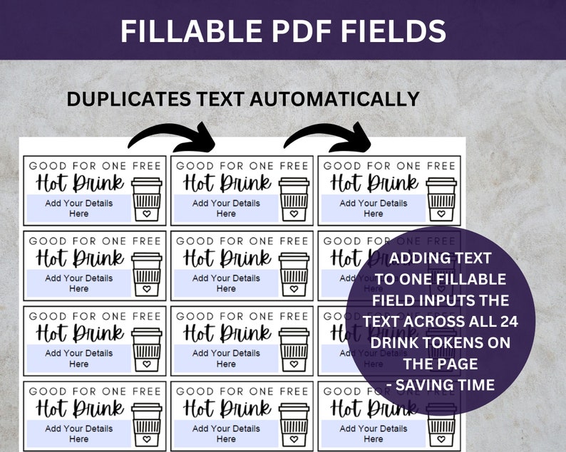 Free Coffee Card, Editable Coffee Shop Vouchers, Customisable Free Hot ...