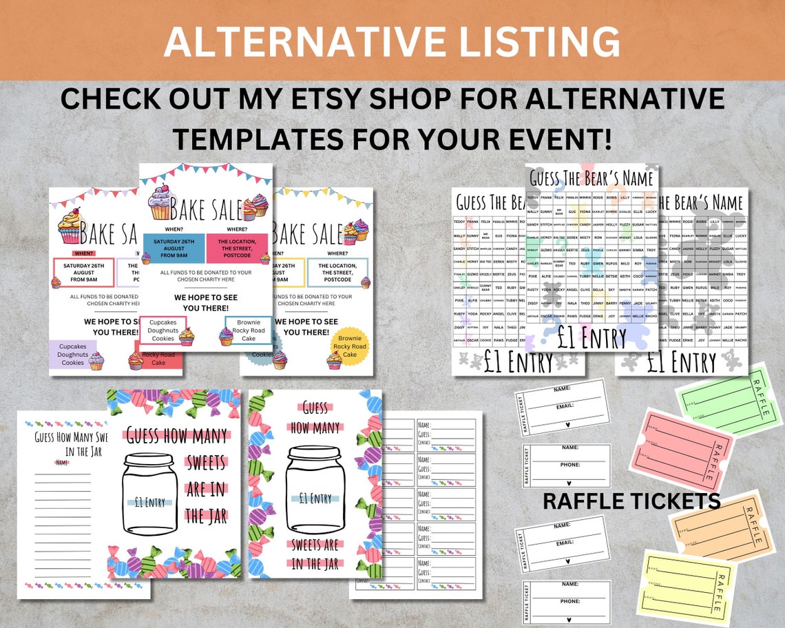 Raffle Ticket Sale Flyer, Event Raffle Flyer, Charity Raffle Poster ...