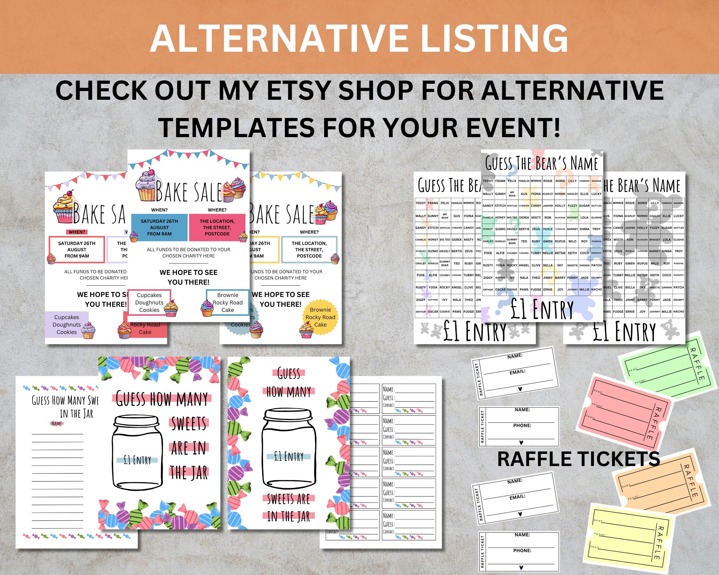 Raffle Ticket Sale Flyer, Event Raffle Flyer, Charity Raffle Poster ...