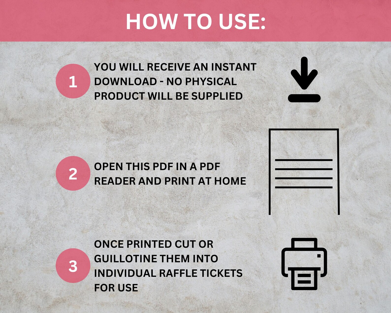 Printable Nappy Raffle Ticket, Baby Nappy Raffle, Baby Shower Raffle ...