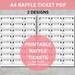 Printable Easter Raffle Tickets, PDF Fundraiser Entry, Enter to Win ...