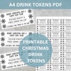 Raffle Ticket Sheet, Coloured Raffle Tickets, A4 Printable Raffle ...