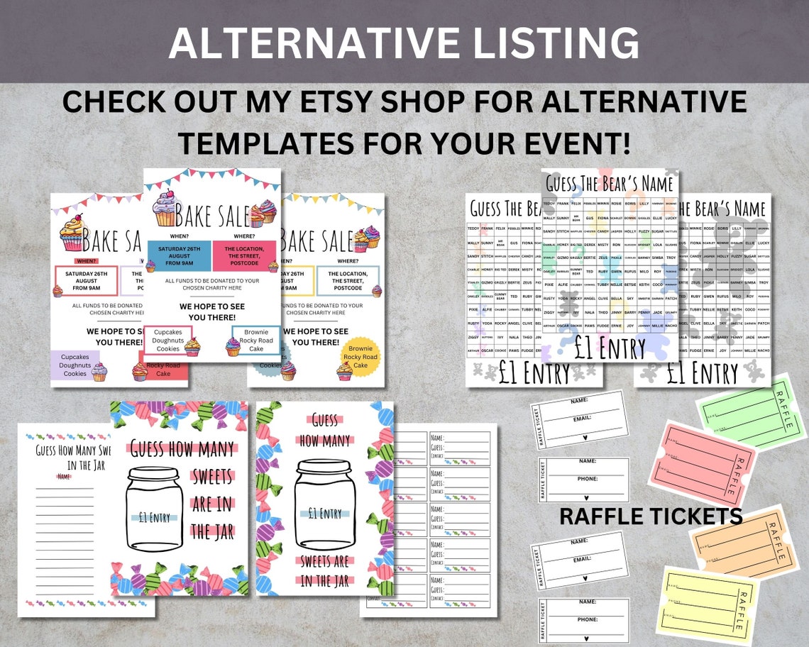 Charity Raffle Flyer, Event Raffle Flyer, Charity Raffle Poster, Event ...