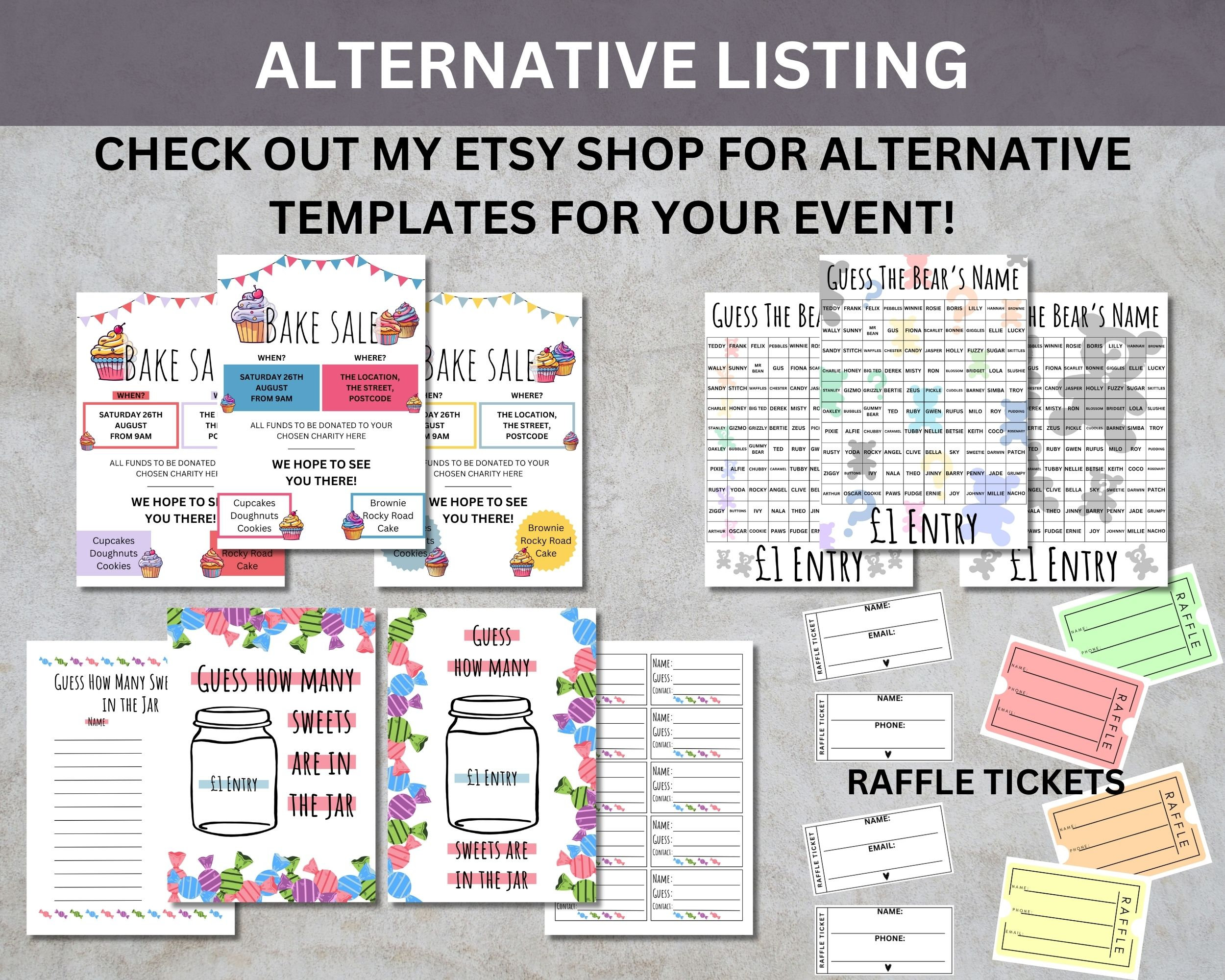 Charity Raffle Flyer, Event Raffle Flyer, Charity Raffle Poster, Event ...