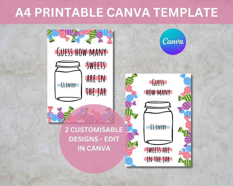 Guess How Many Sweets in the Jar, Guess How Many Sweets in the Jar Game ...