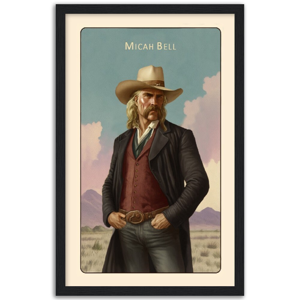 Red Dead Redemption 2 Micah Cigarette Card Poster - Etsy