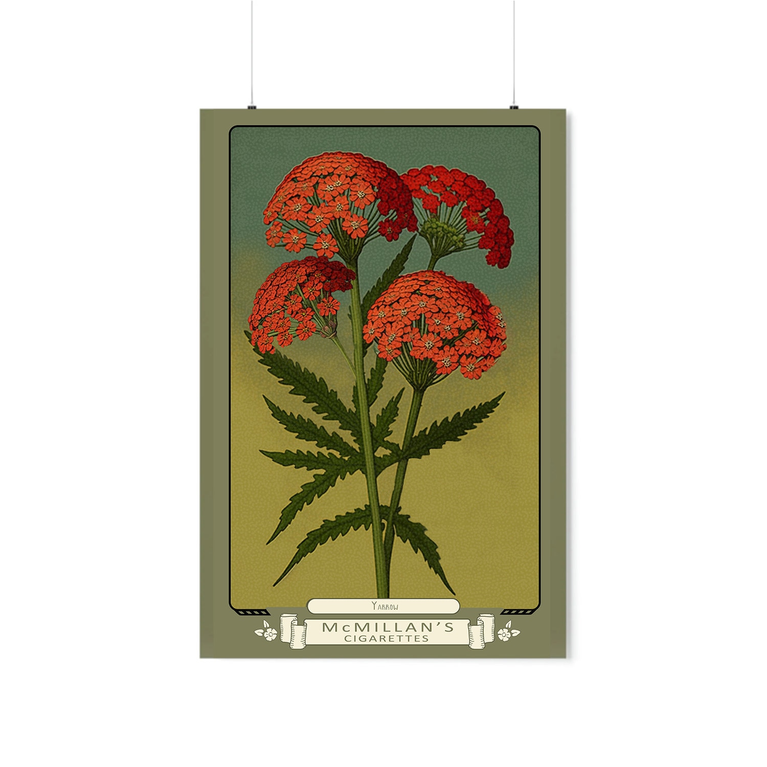 Red Dead Redemption 2 Yarrow Cigarette Card Poster - Etsy