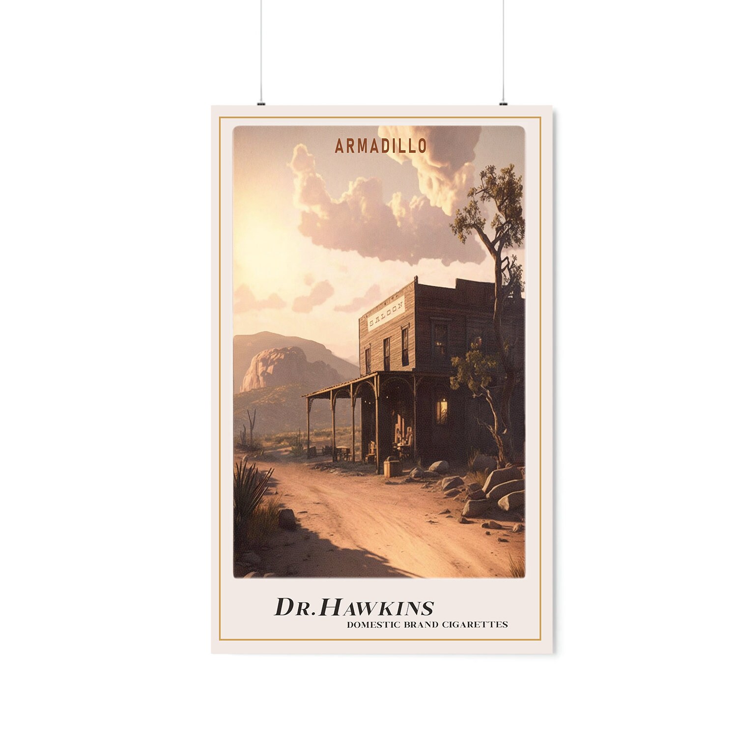 Red Dead Redemption 2 Armadillo Cigarette Card Poster - Etsy