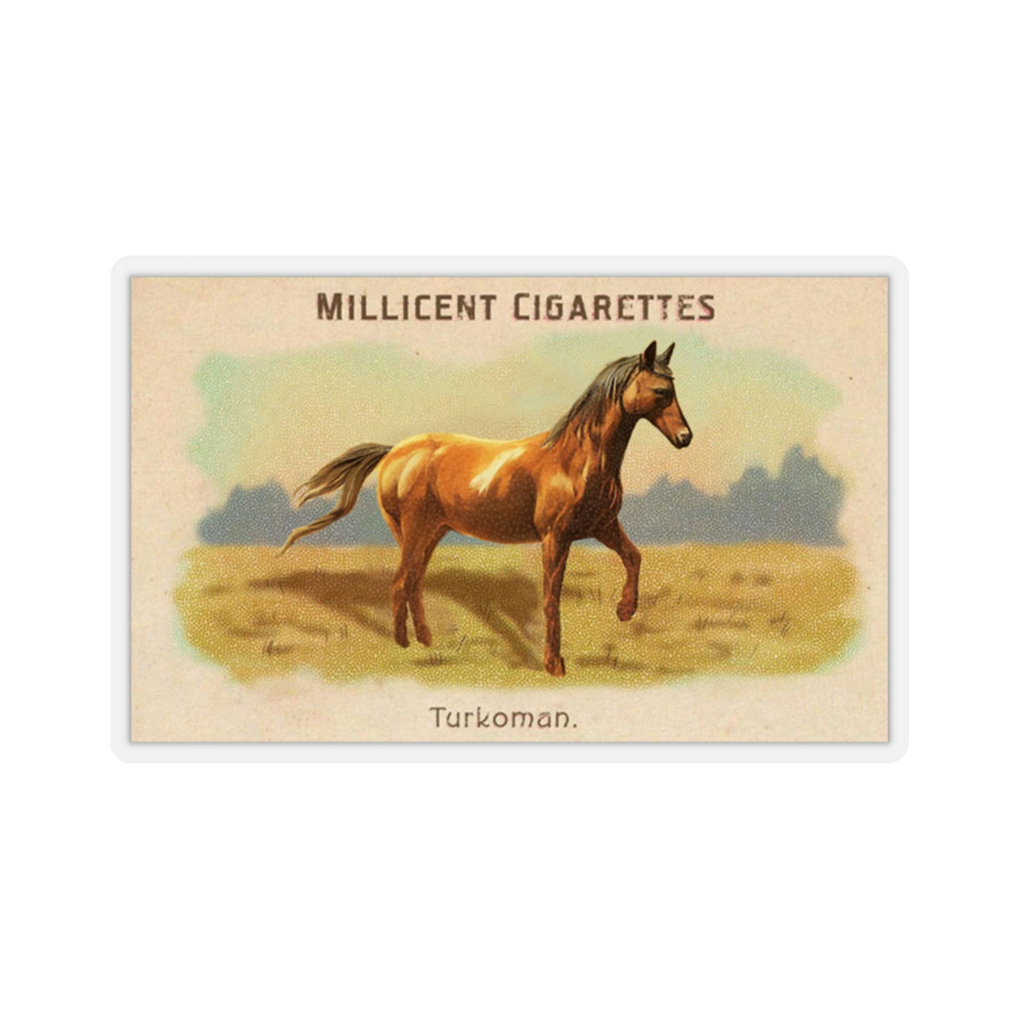 Red Dead Redemption 2 Turkoman Horse Cigarette Card Sticker - Etsy