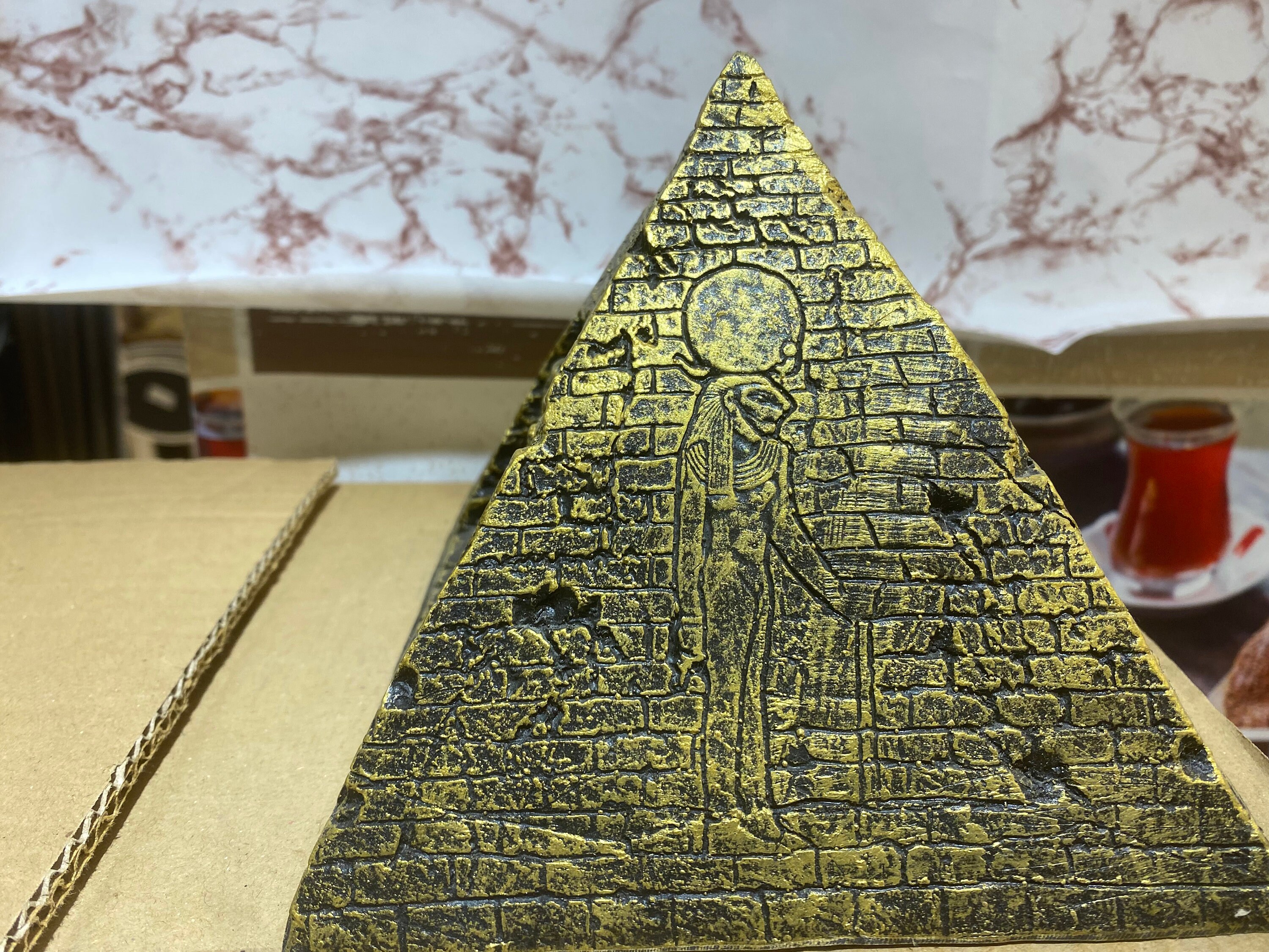 An Ancient Egyptian Pyramid Plated in Gold - Etsy