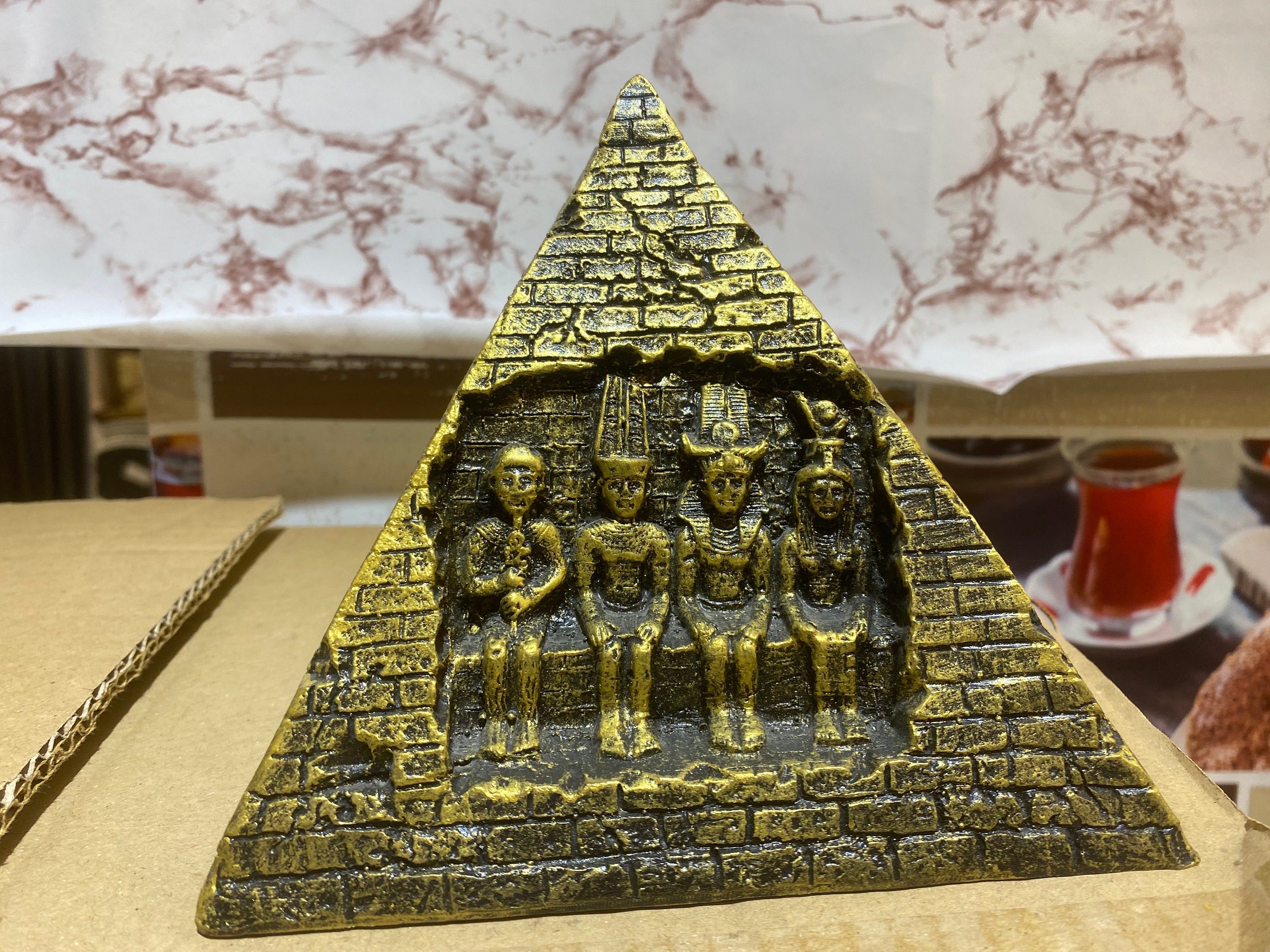 An Ancient Egyptian Pyramid Plated in Gold - Etsy