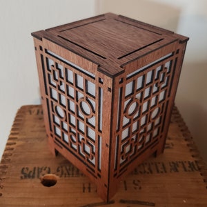 Laser Cut Lamp/night Light Art Deco Geometry Design - Etsy