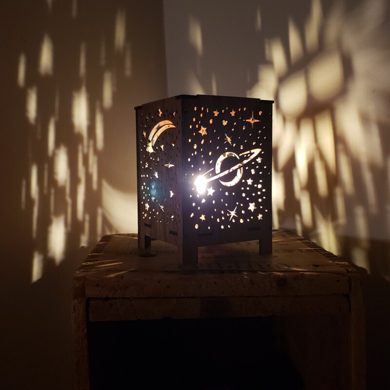 Laser Cut Lamp - Etsy