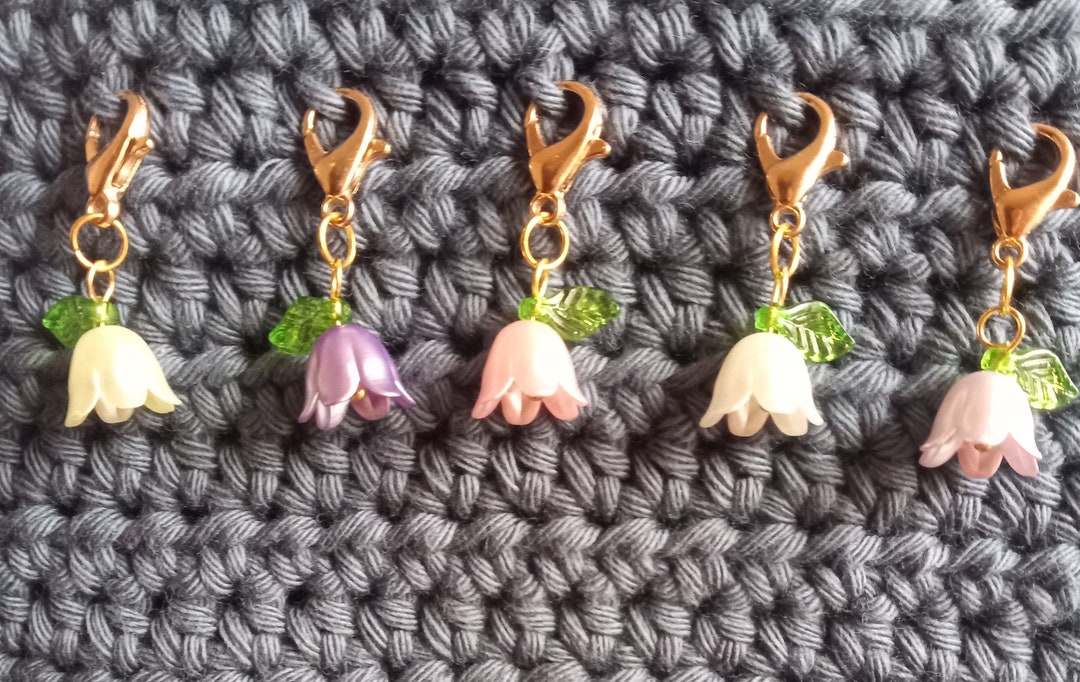 Stitch Marker Flowers - Etsy