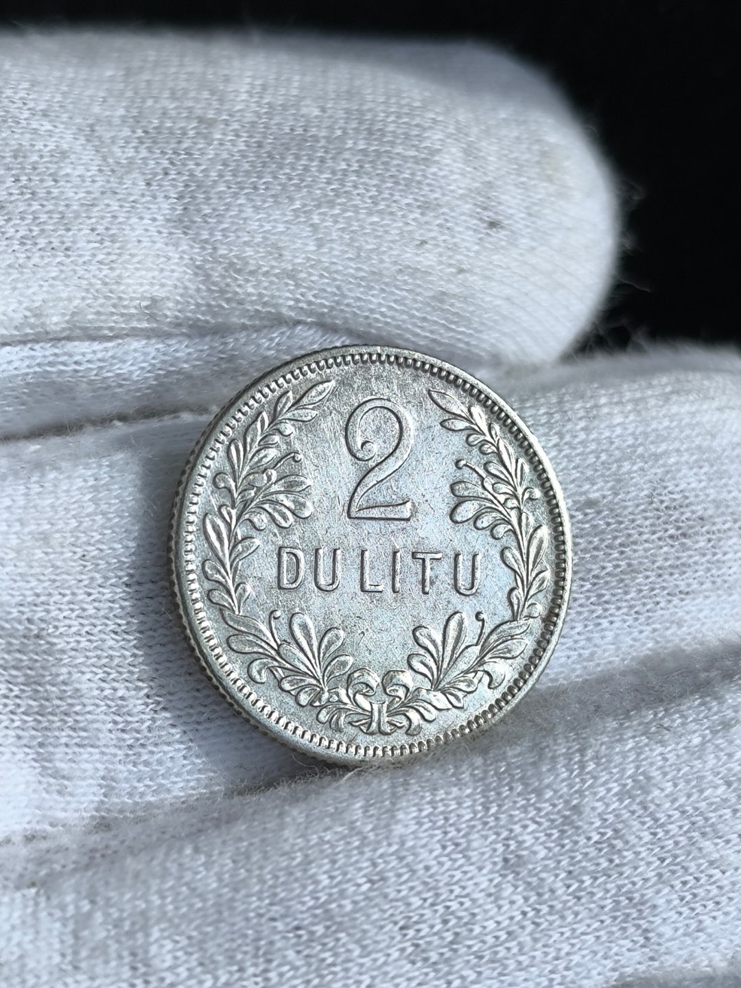 1925 Lithuania 2 Litu Silver Coin, Old European Coin, Baltic Coins ...