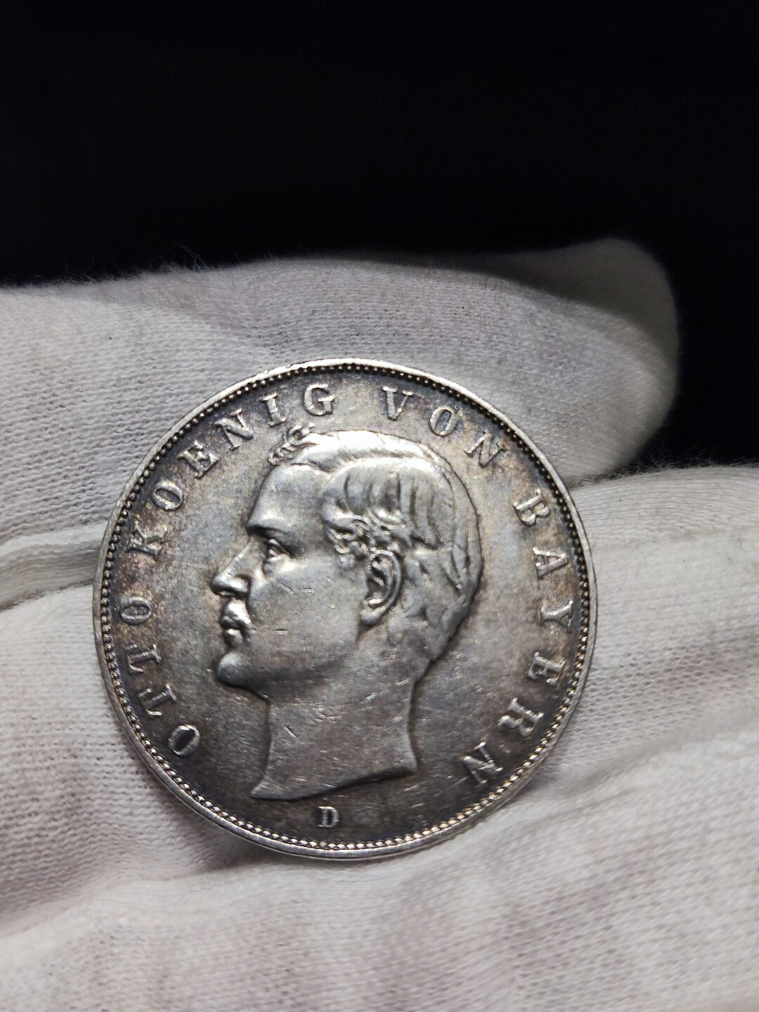 1911 German Empire3mark, Otto King of Bavaria, Silver Coin , Rare Coin ...