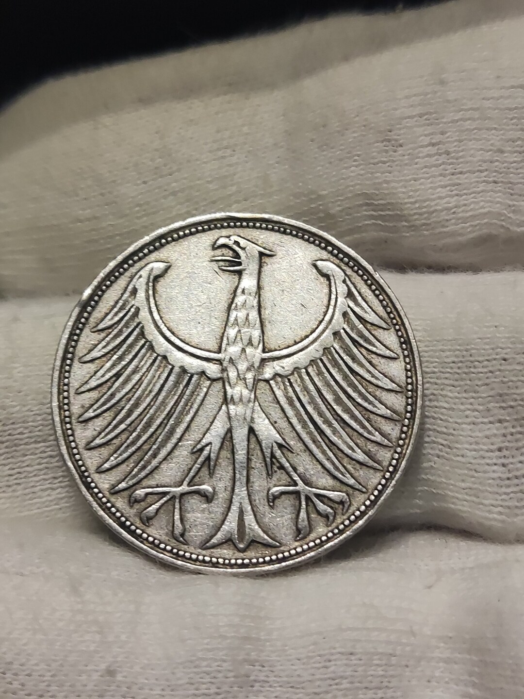 1951 Germany 5 Mark,old Silver Coin, Numismatic, Collectibles, Eagle ...