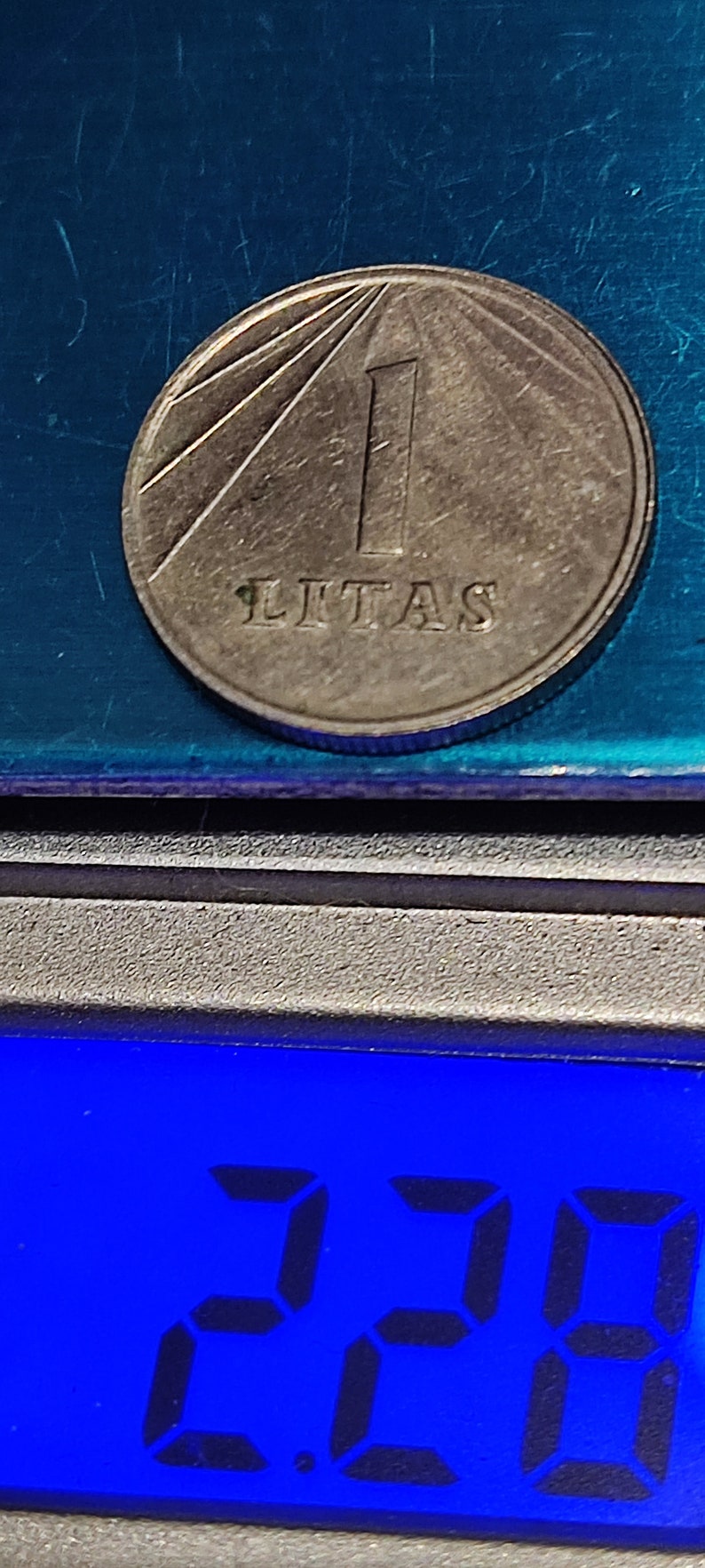 Lithuania 1 Litas 1991 , Old Lithuania Coin, Cooper Nickel Coin, Baltic ...