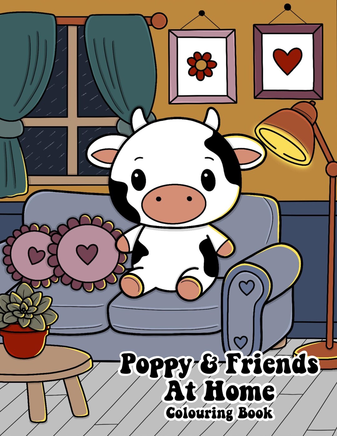 Poppy & Friends at Home Cozy Comfy Hygge Colouring Book Digital ...