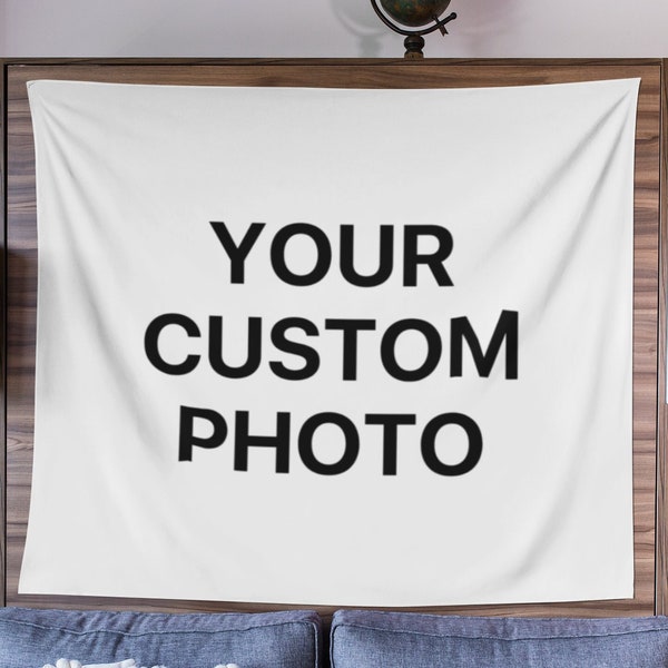 Custom Tapestry Personalized Backdrop With Photo - Etsy