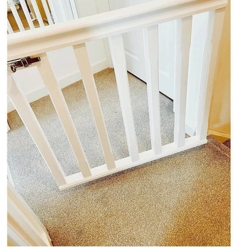 Stop Chamfered Gate/ Pine Stair Gate/ Custom Built Stair Gate/ Pet Gate ...