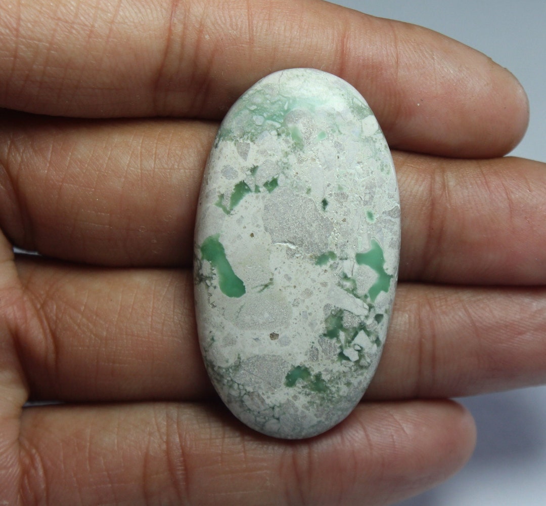 High Quality Natural Rare Variscite Gemstone Natural Variscite Cabochon Loose Semi Precious ...