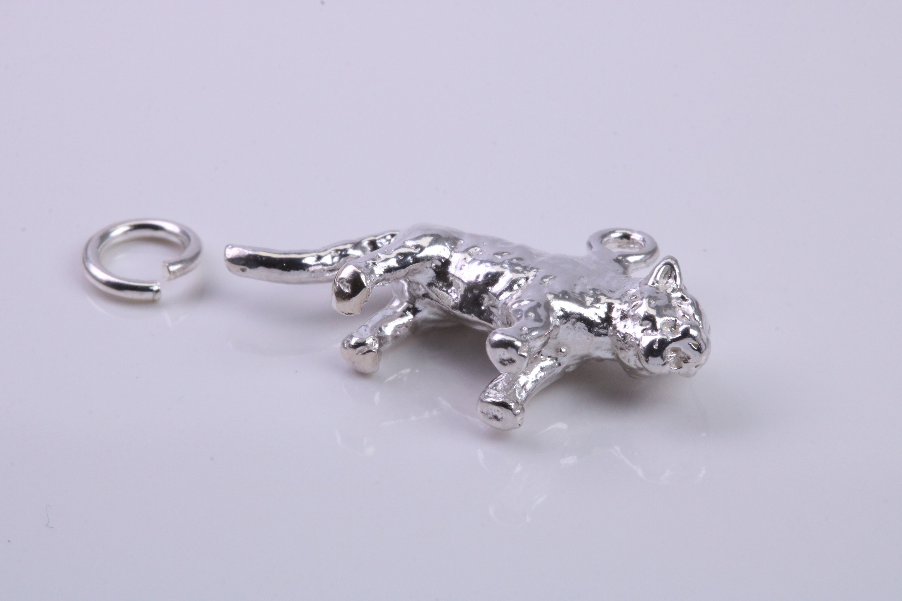Tiger Charm Traditional Charm Made From Solid 925 Grade - Etsy