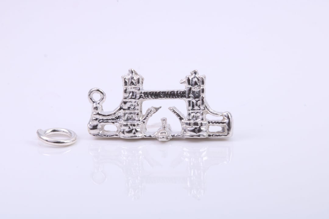 Iconic London Bridge Charm, Traditional Charm, Made From Solid 925 ...