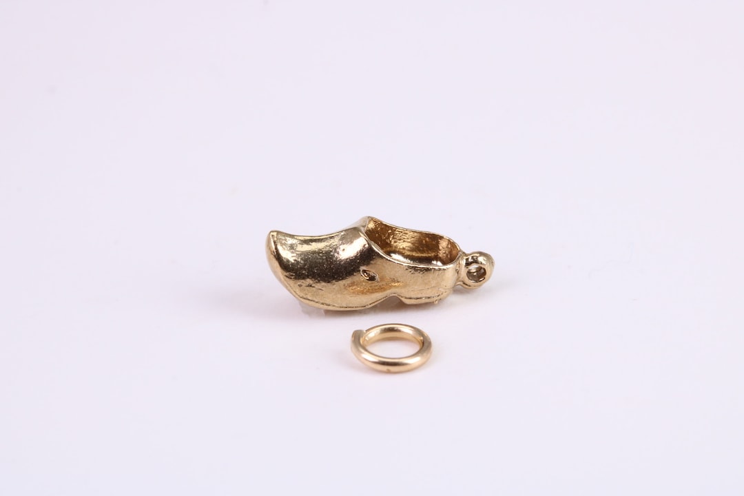 Clog Charm, Traditional Charm, Made From Solid Yellow Gold, British ...