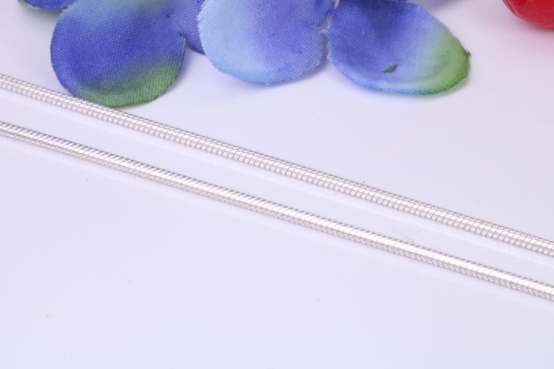 Very Slinky and Smooth Snake Chain, Made From Solid 925 Graded Sterling ...