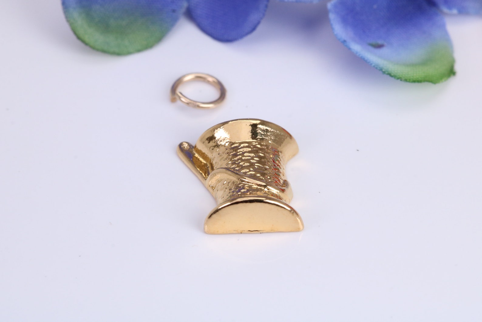 Ice Bucket Charm, Traditional Charm, Made From Solid Cast Yellow Gold ...
