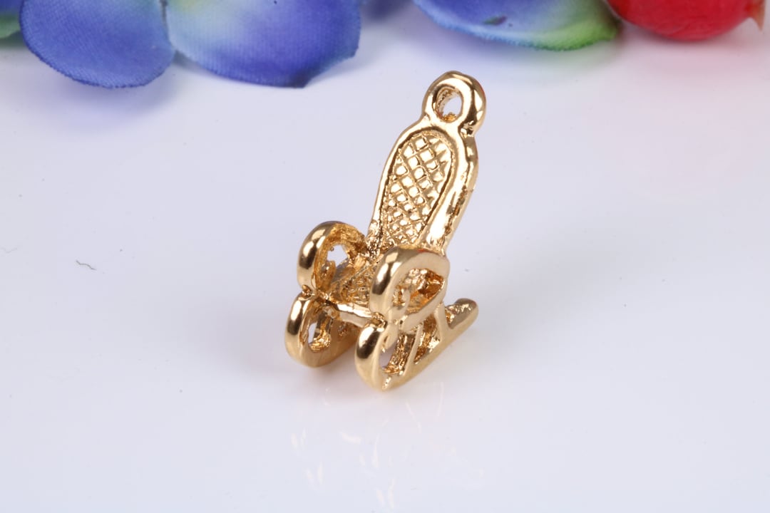Rocking Chair Charm, Traditional Charm, Made From Solid Cast Gold ...