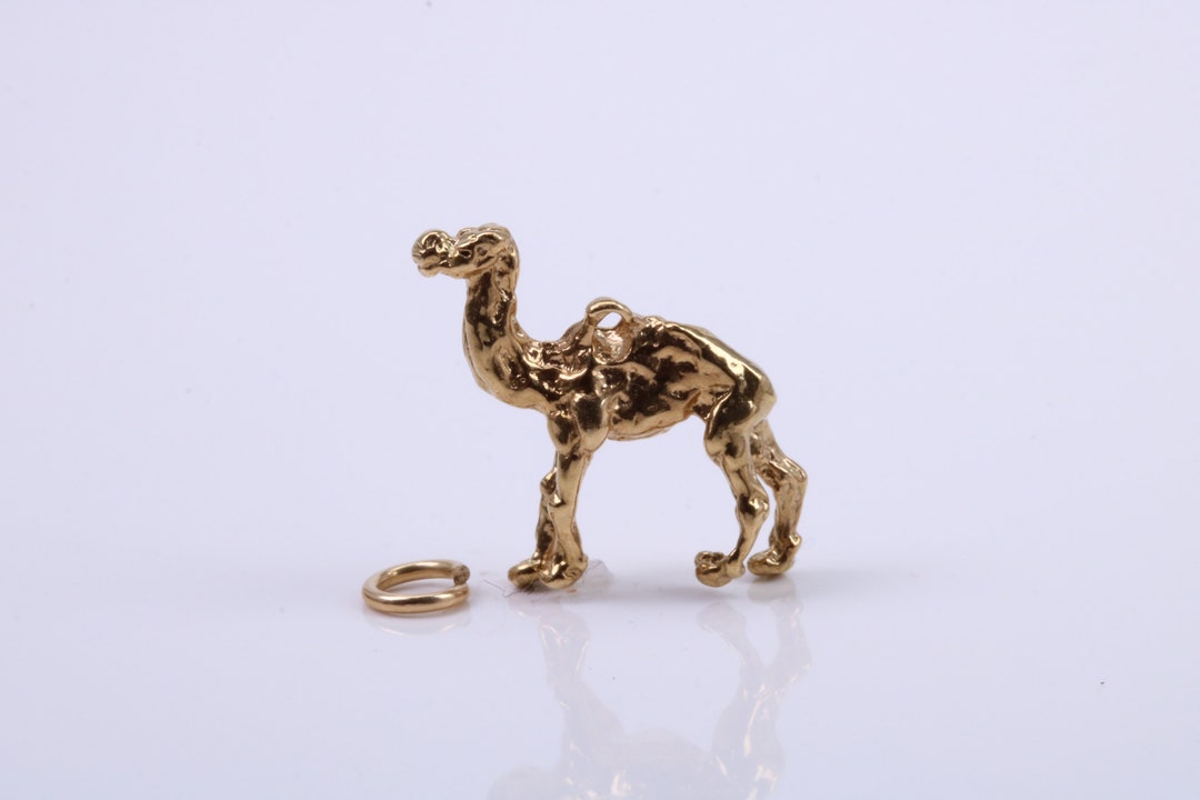 Arabian Camel Charm, Traditional Charm, Made From Solid 9ct Yellow Gold ...